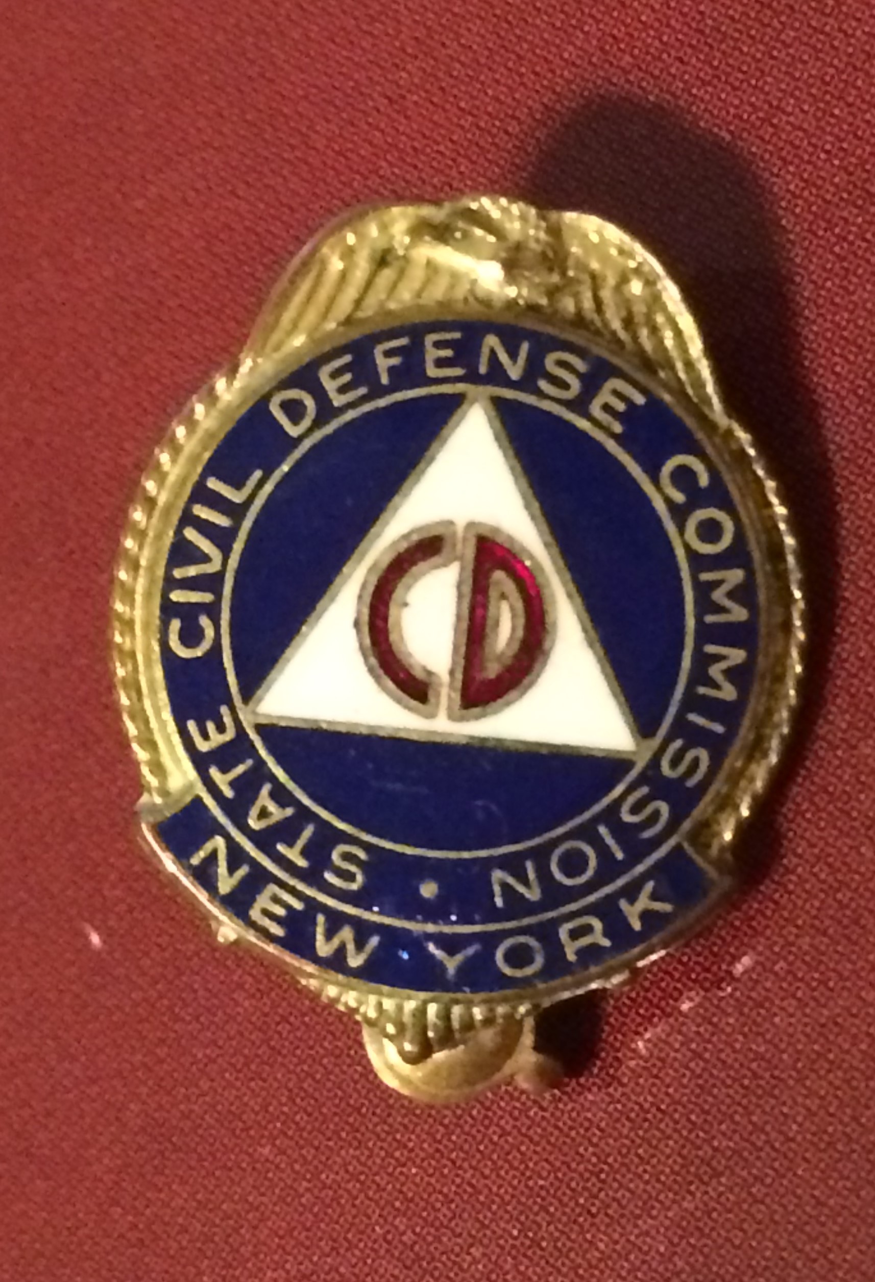 New York CD Pin – Civil Defense Archives